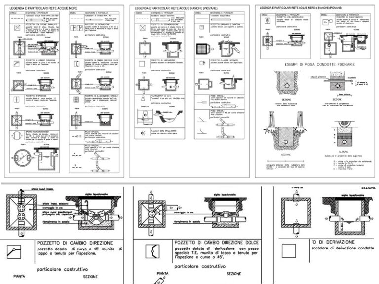 Sewerage systems - Archweb dwg