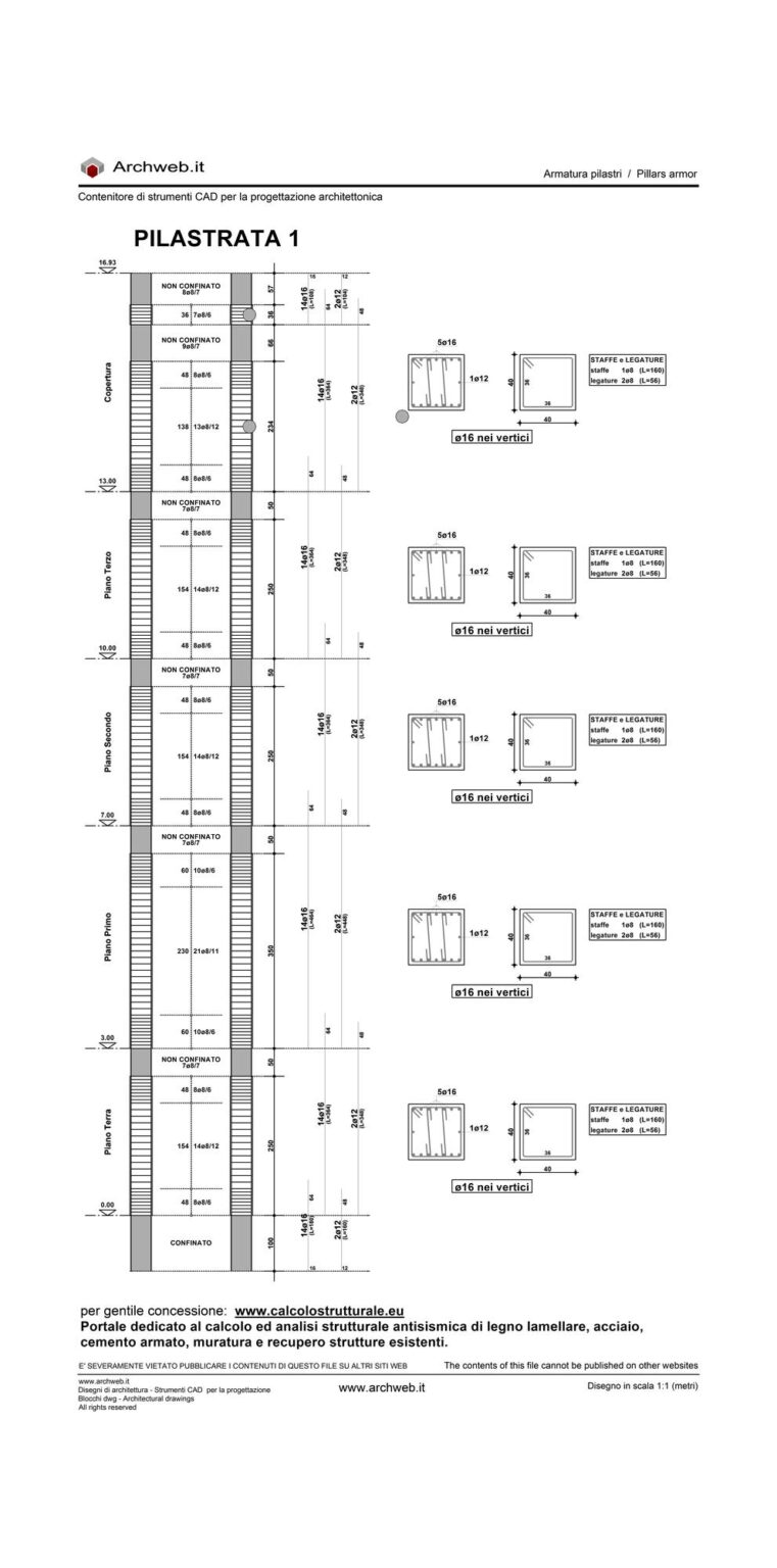 Estructuras de hormigón armado - Archweb dwg
