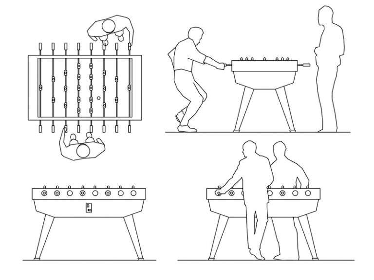 Game rooms - Casino - Archweb dwg