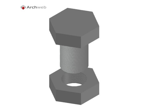 Bullone dado 3D - Archweb