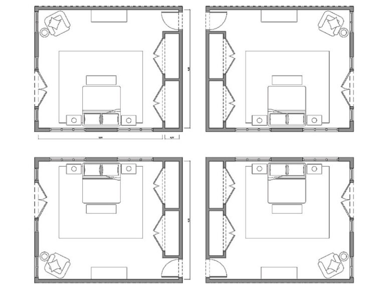 Bedrooms - Archweb dwg
