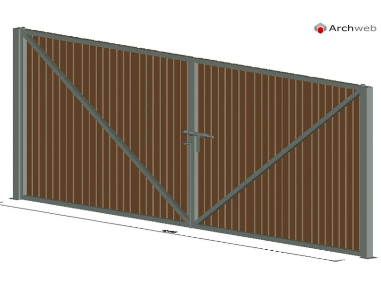 Gates 3D dwg
