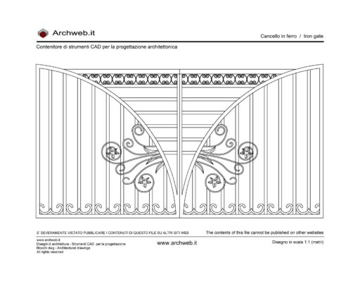 Portail en fer 10 - Archweb