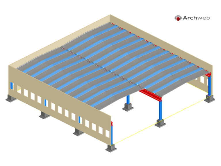 Industrial sheds - Archweb dwg