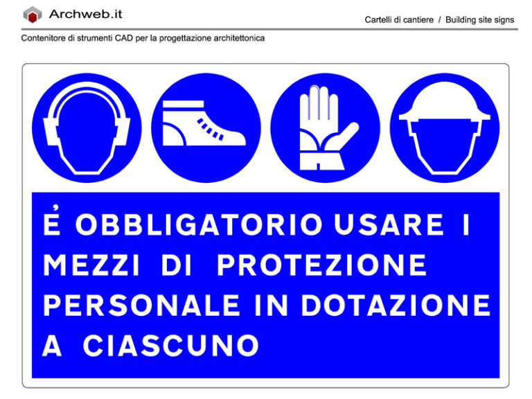 Cartelli di cantiere - Archweb dwg
