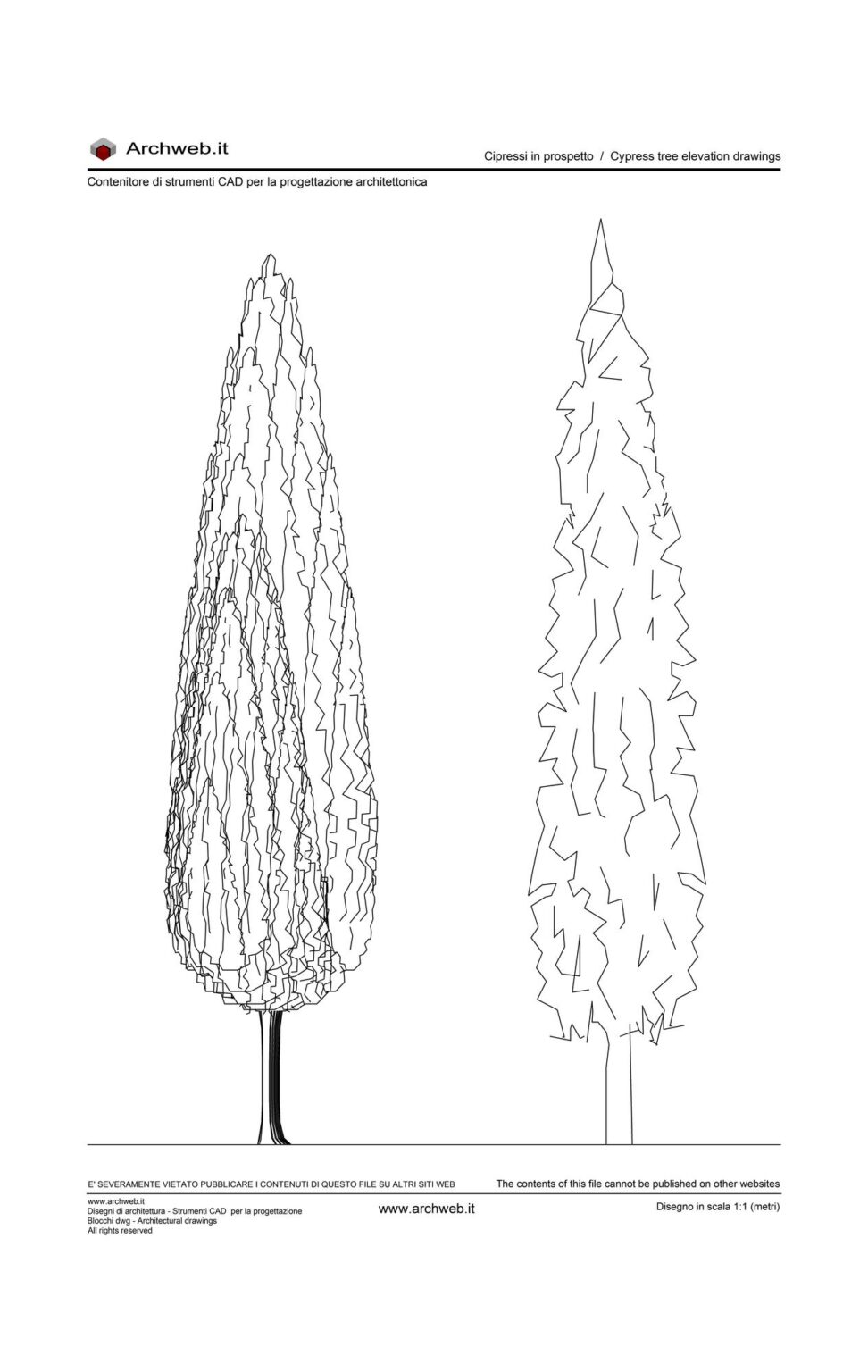 Cipressi dwg
