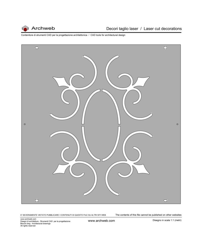 Laser Cut Decoration 06 - Archweb