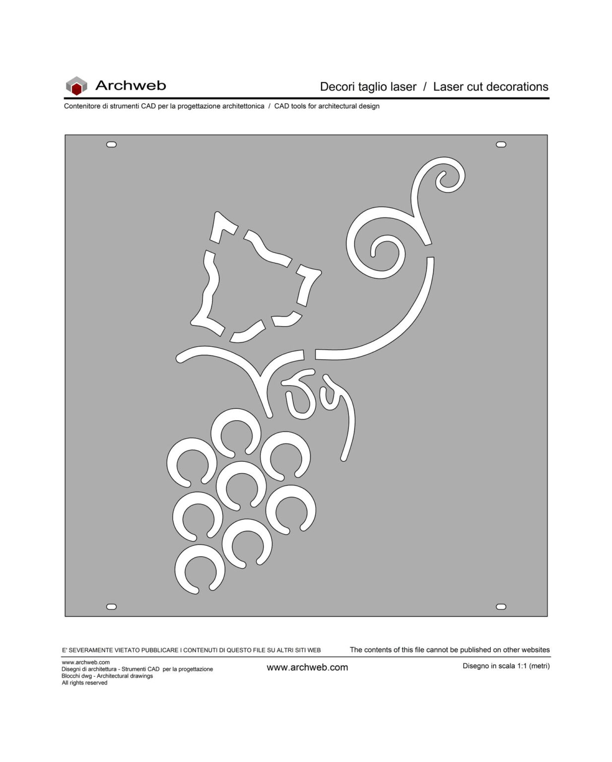 Decorazione taglio laser 28 - Archweb