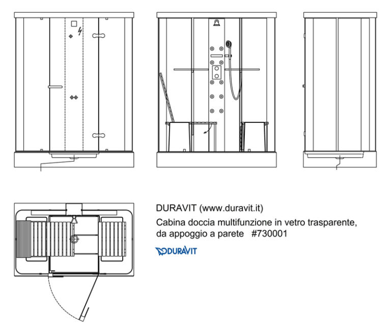 Shower cabins - Archweb dwg