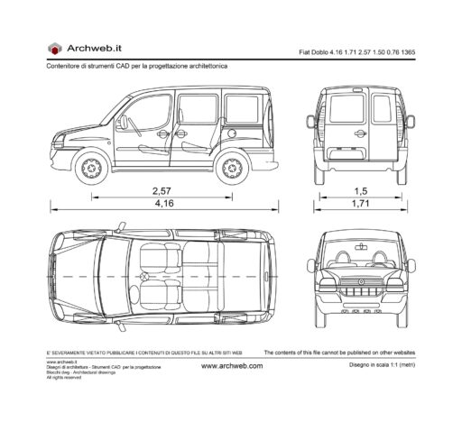 Fiat Doblo 4.16 - Archweb dwg