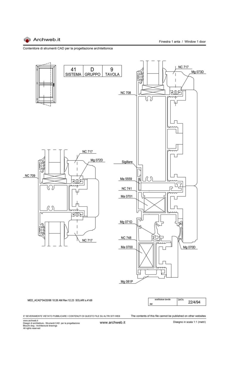Single-leaf window 1 - Archweb