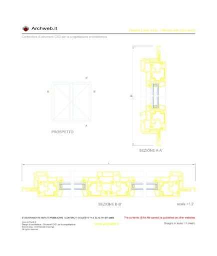 PVC Windows - Archweb dwg