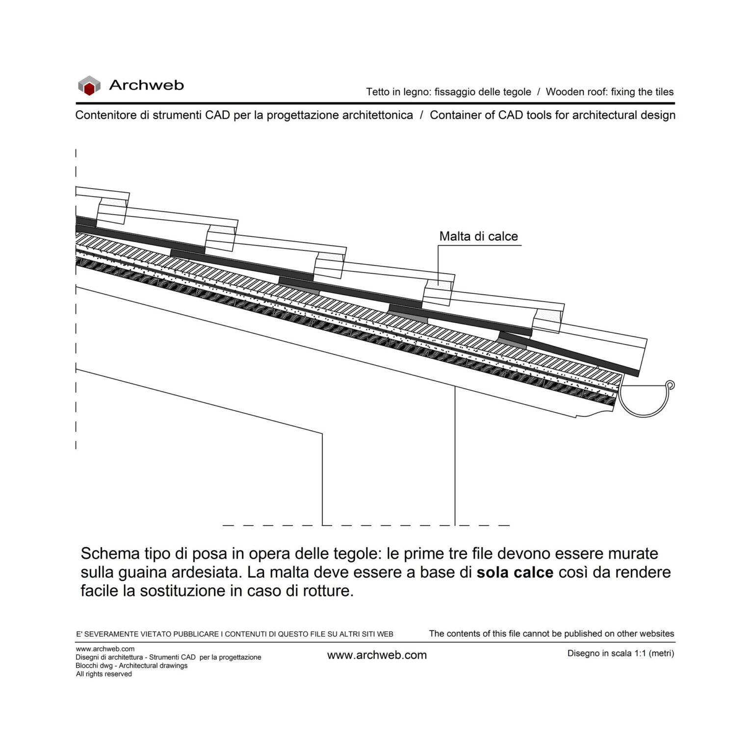 Techos de madera - Archweb dwg