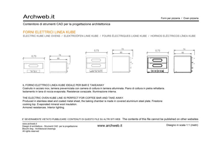 Bakery Ovens - Pastry Shops - Archweb dwg