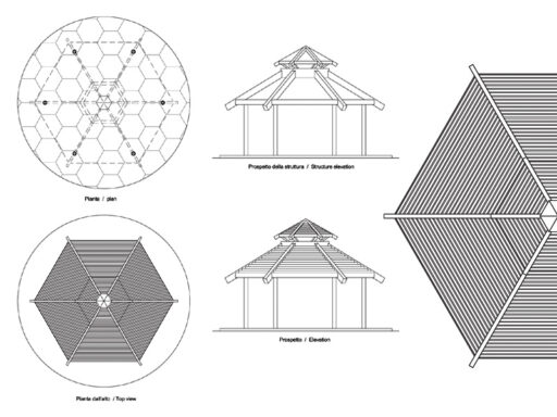 Gazebo - Shade Canopies - Archweb dwg