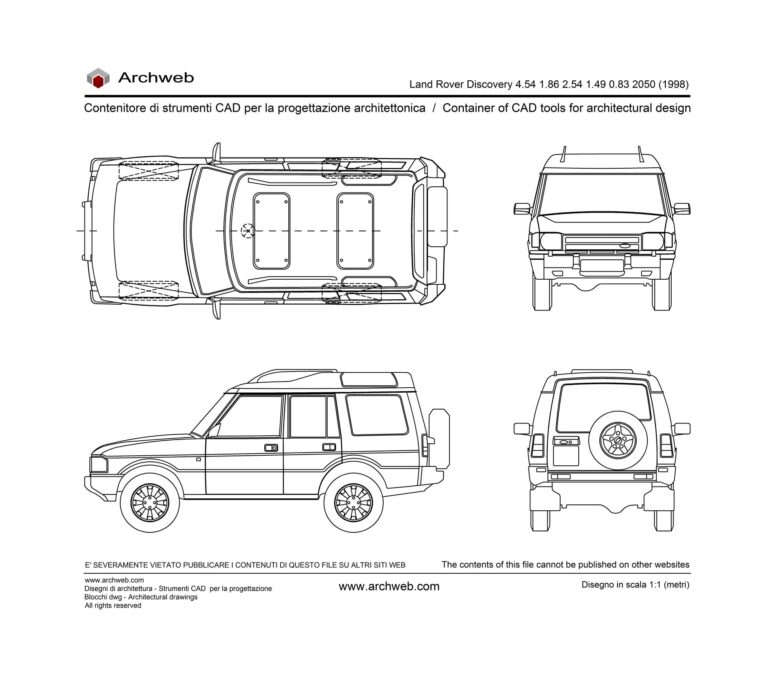 Rover 75 Tourer 2001 - Archweb dwg