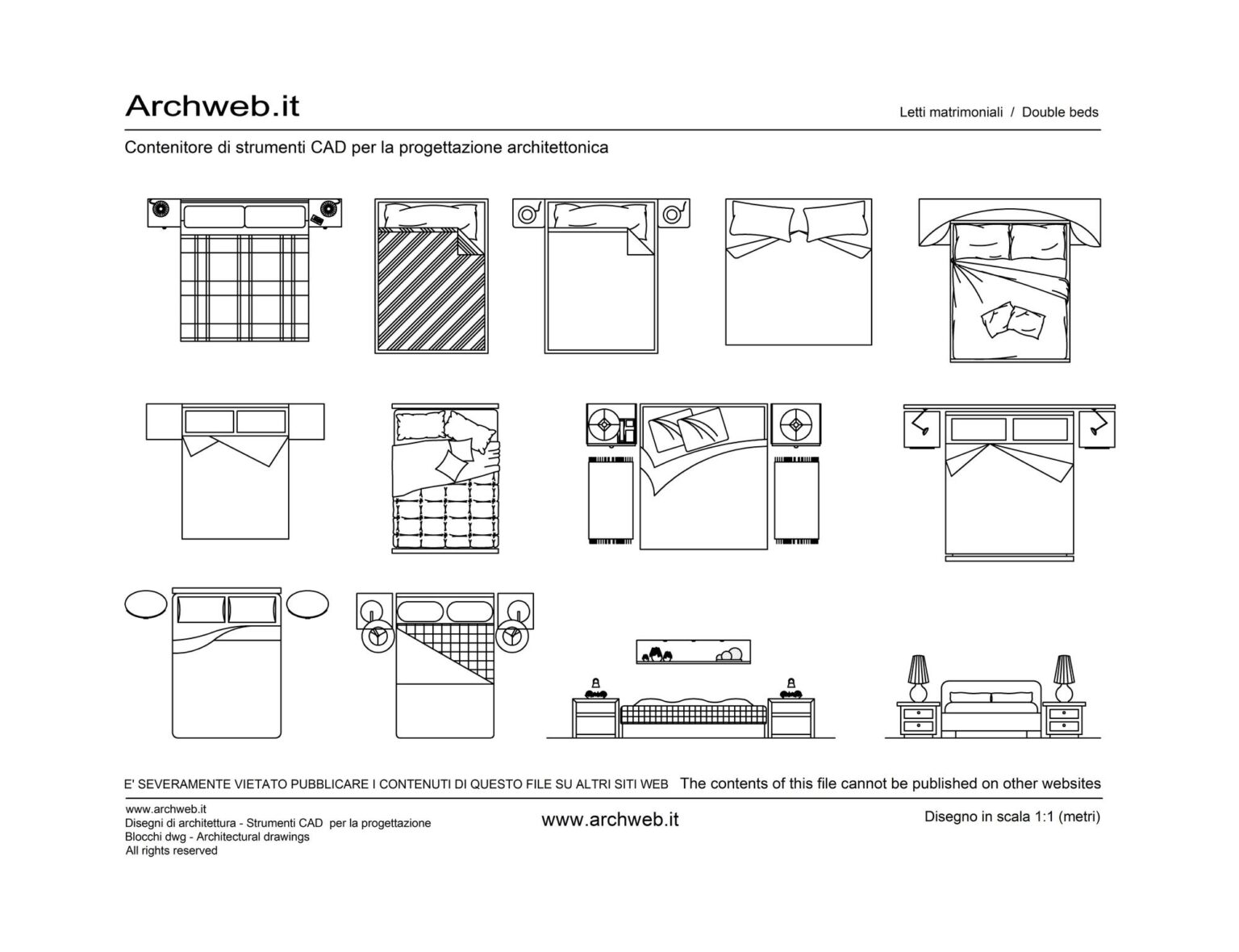 Camas dobles 1 - Archweb dwg