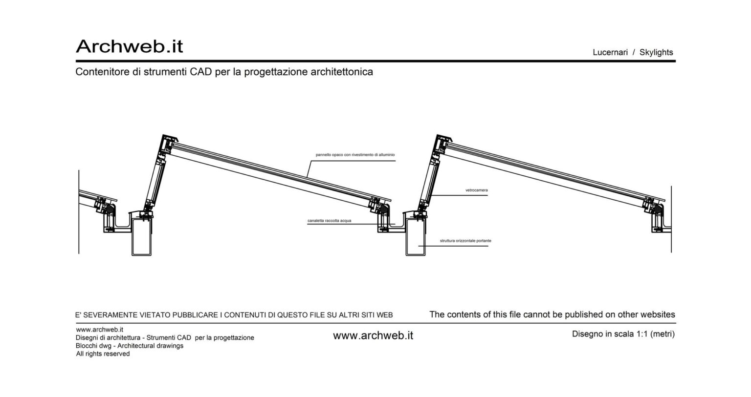 Lucernario copertura 1 - Archweb
