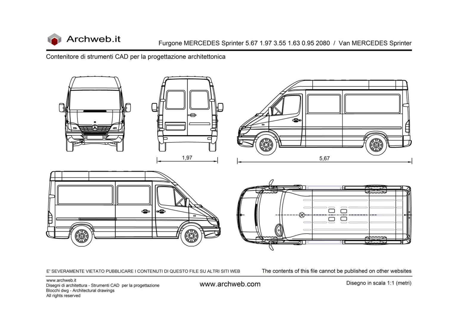 Mercedes Sprinter - Archweb dwg
