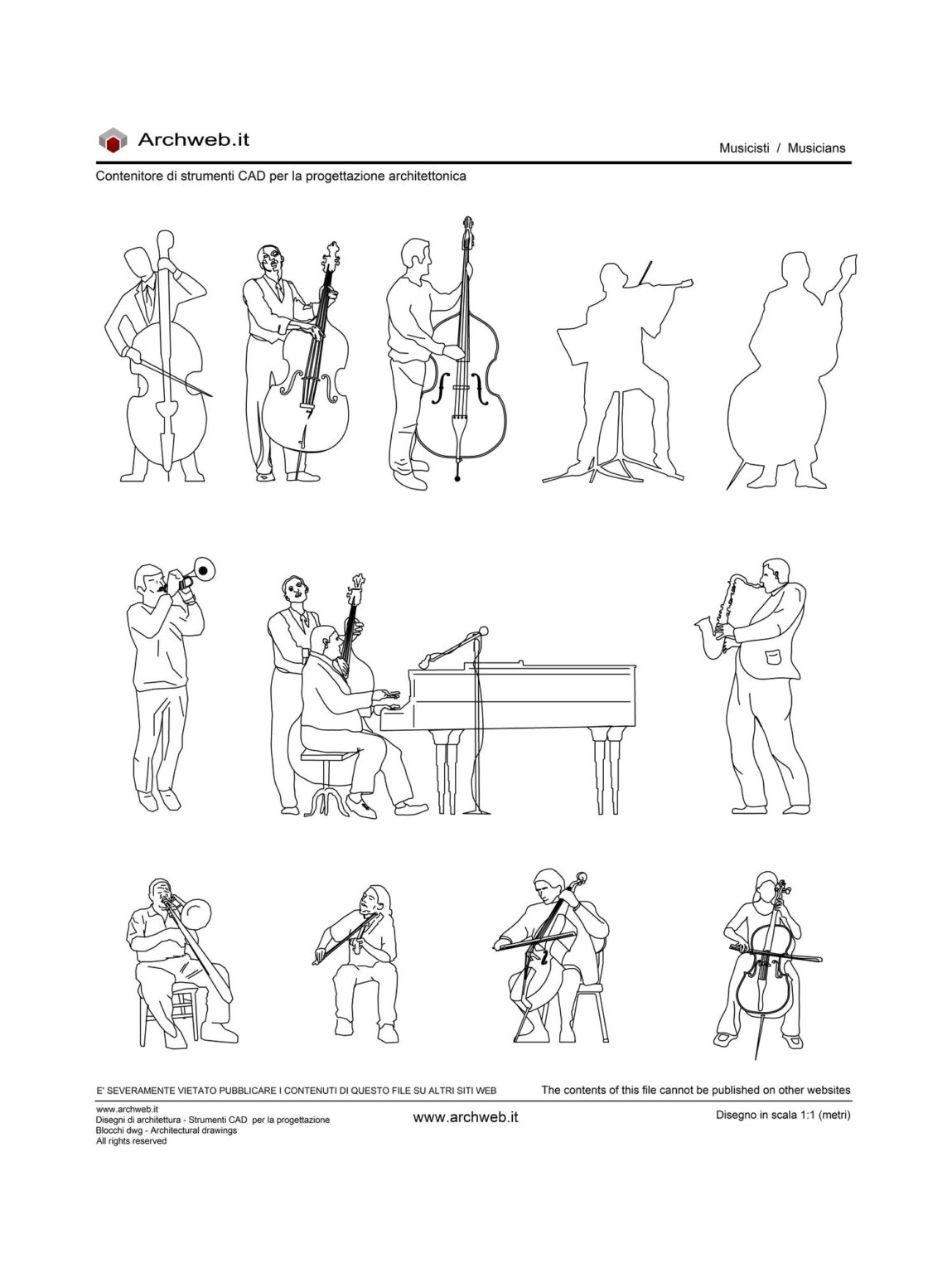 Musicisti - Archweb dwg