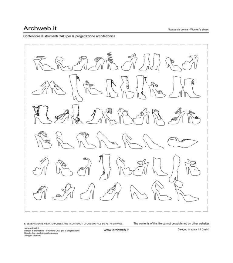 Shops - Commercial establishments - Archweb dwg