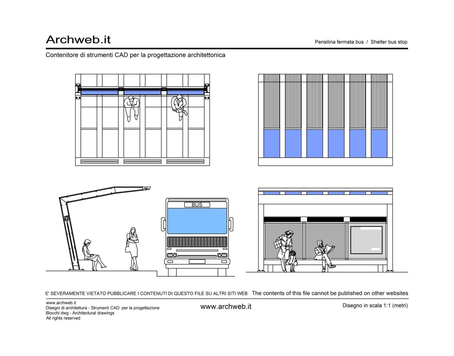 Pensilina bus 1 - Archweb dwg