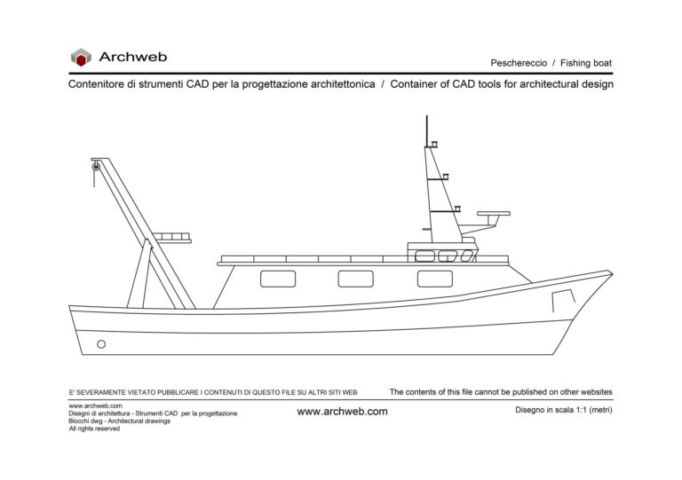 Fishing boats - Archweb dwg
