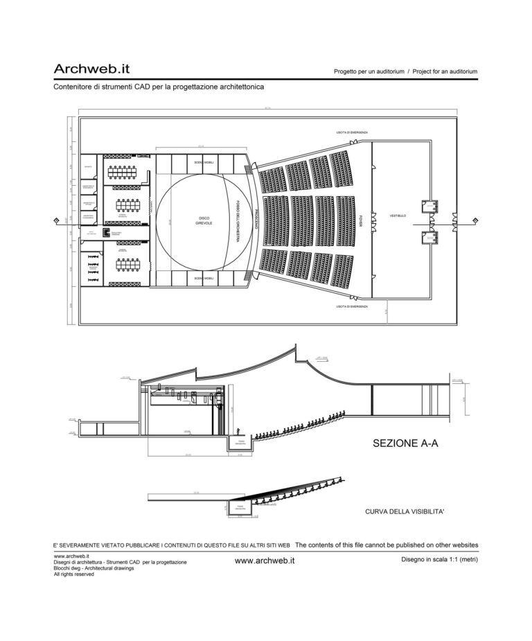 Auditorium - Archweb dwg