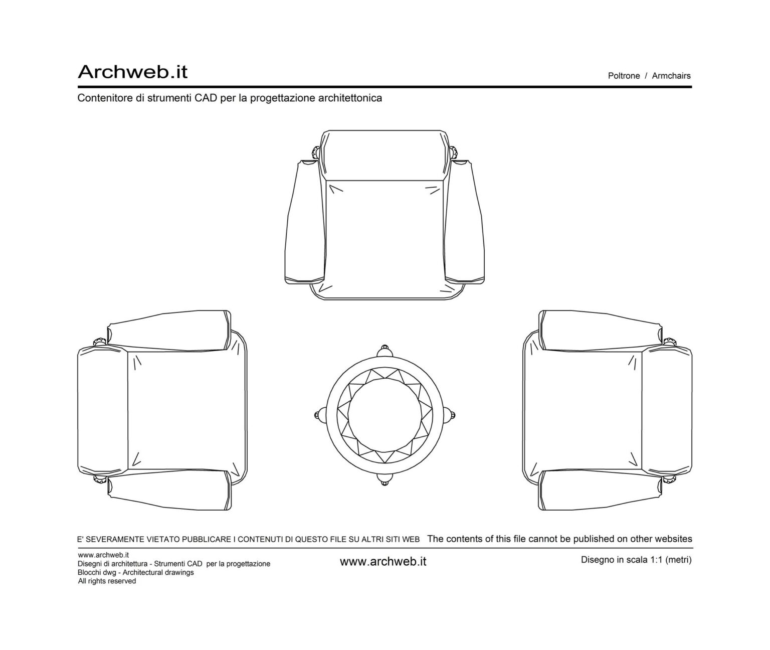 Sessel 04 - Archweb dwg