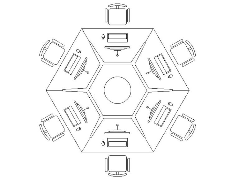 Computer - Internet point dwg