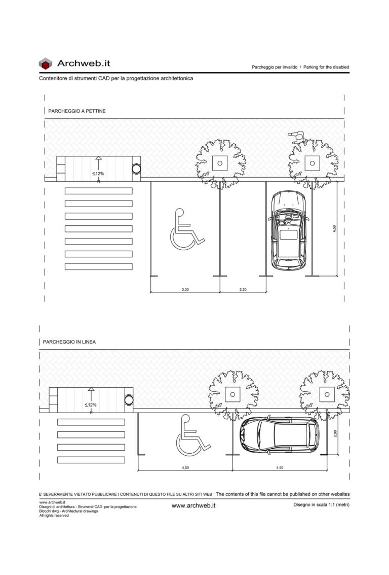 Estacionamento de superfície - Archweb dwg