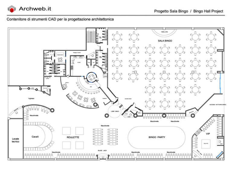 Projeto Bingo Hall - Archweb