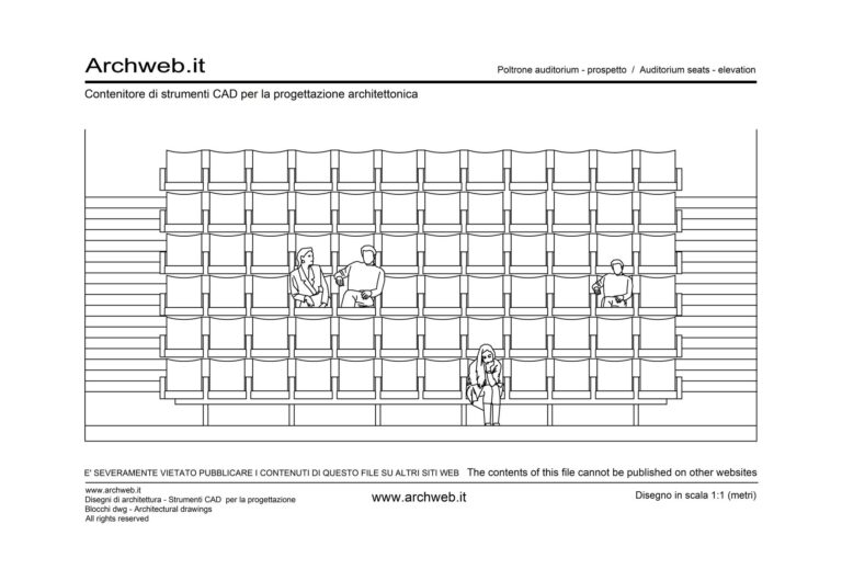Prospetto poltrone auditorium 02 - Archweb