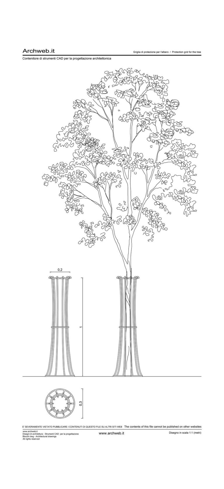 Tree Grids - Archweb dwg
