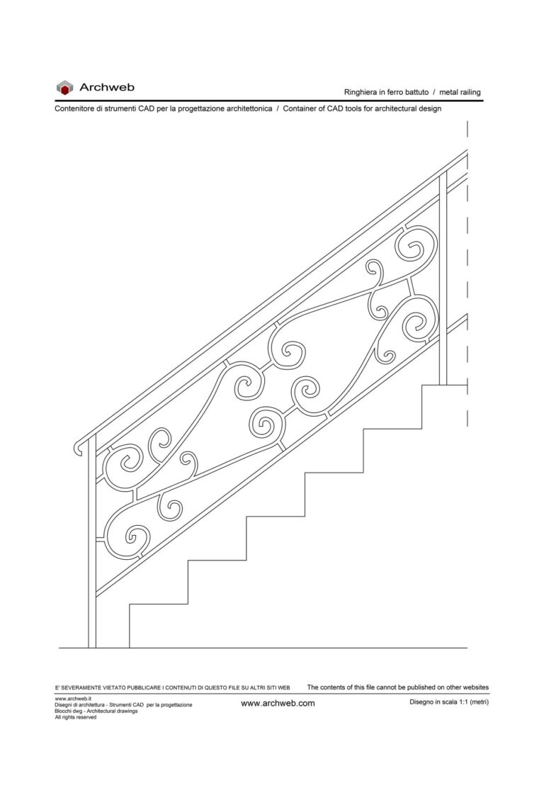 Stair Railings - Archweb dwg