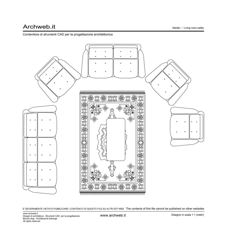 Salotto 02 - Archweb dwg