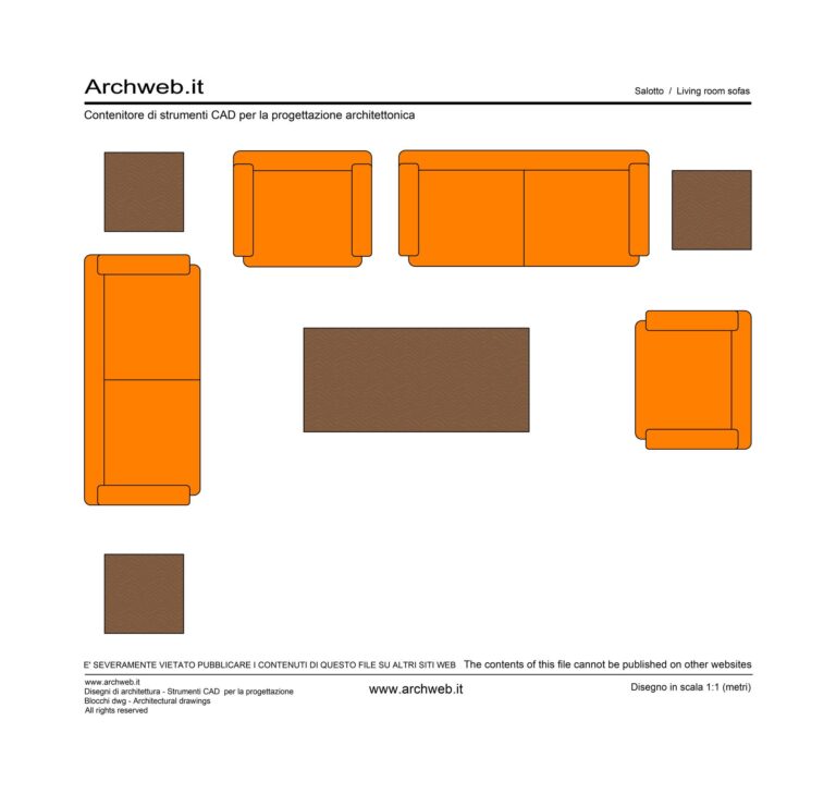 Salotto 04 - Archweb dwg