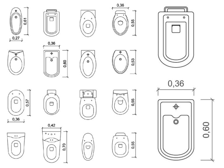 Sanitari blocchi AutoCAD - Archweb