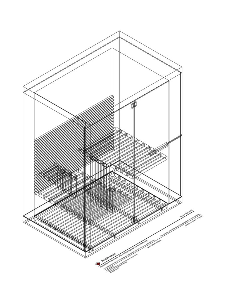 Sauna - Turkish bath - Archweb dwg