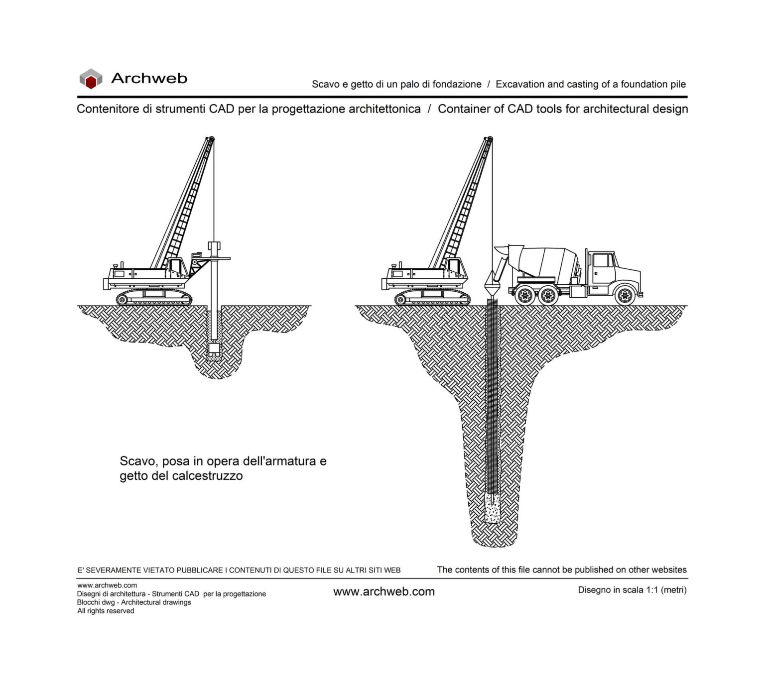 Palificatrici Trivelle Pali Di Fondazione Archweb Dwg Palificatrici Trivelle Pali Di Fondazione Archweb Dwg