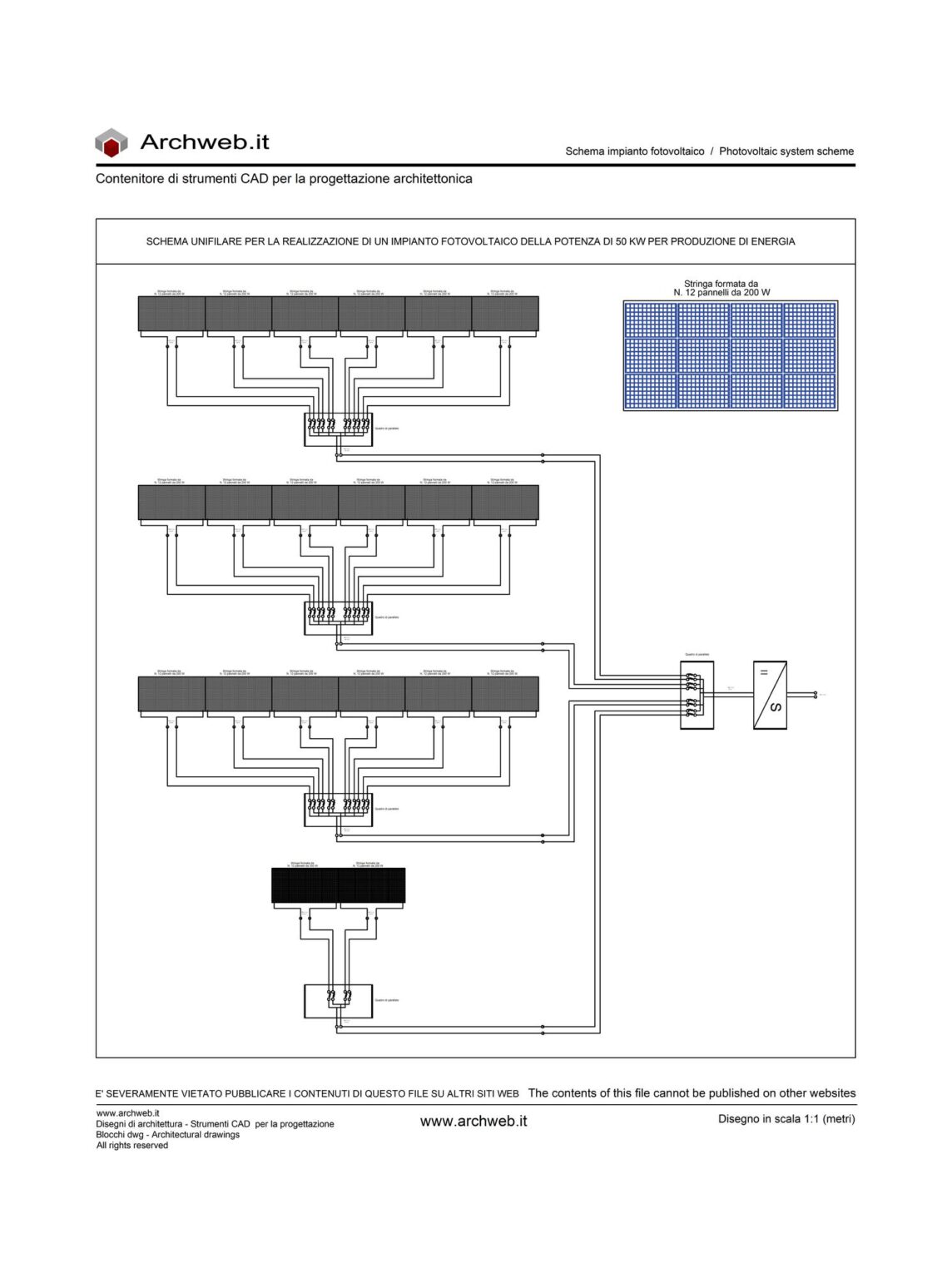 Solare fotovoltaico - Archweb dwg