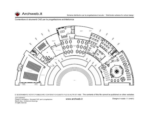 Scuola pianta 10 - Archweb dwg