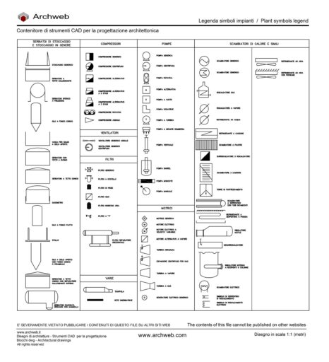 Simboli idraulica - Archweb dwg