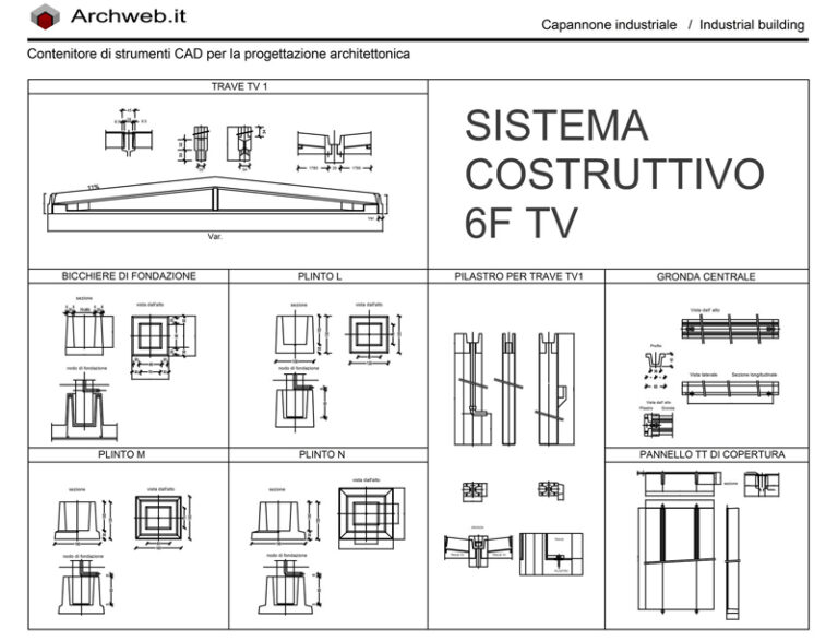 Industrial sheds - Archweb dwg