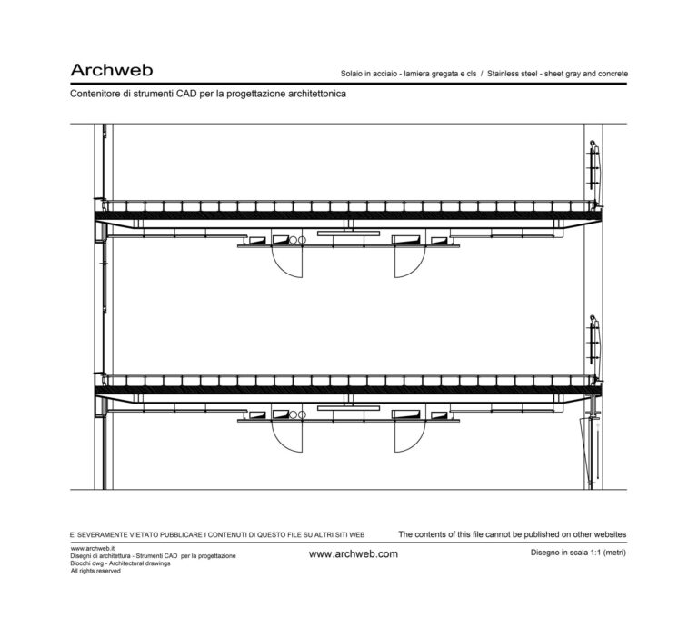 Steel floors - Archweb dwg