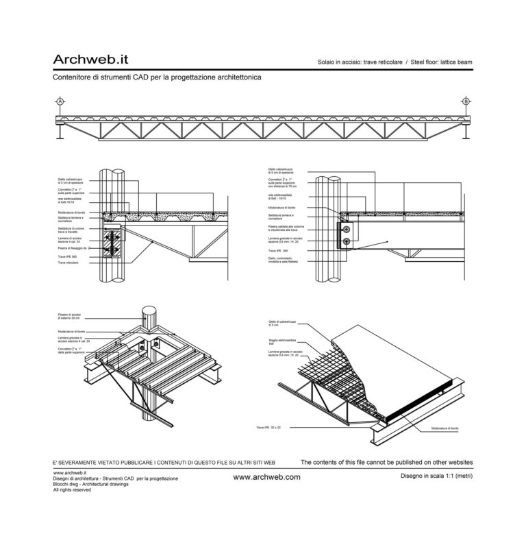 Steel floors - Archweb dwg