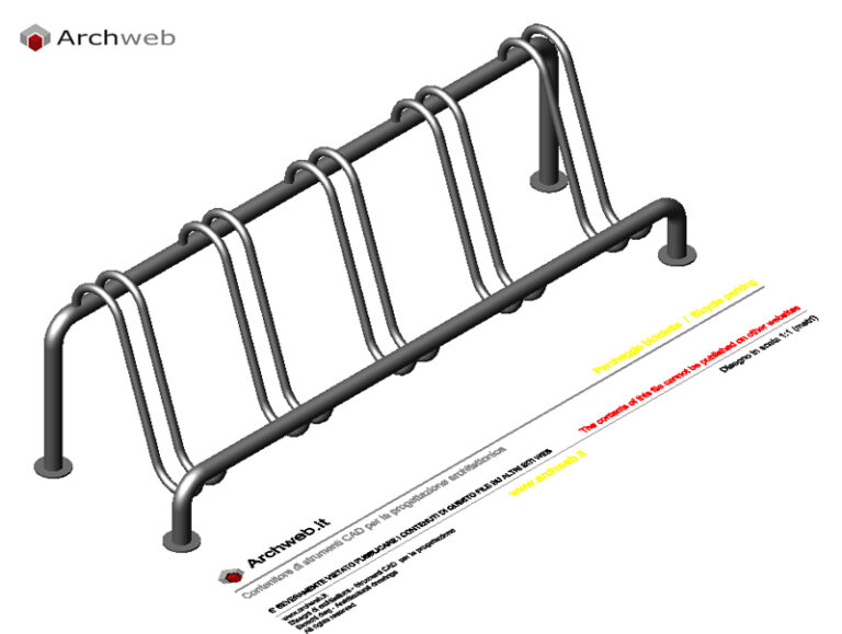 Bicycle parking - Racks - Archweb dwg