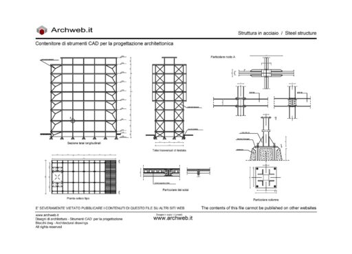 Struttura acciaio 01 - Archweb dwg