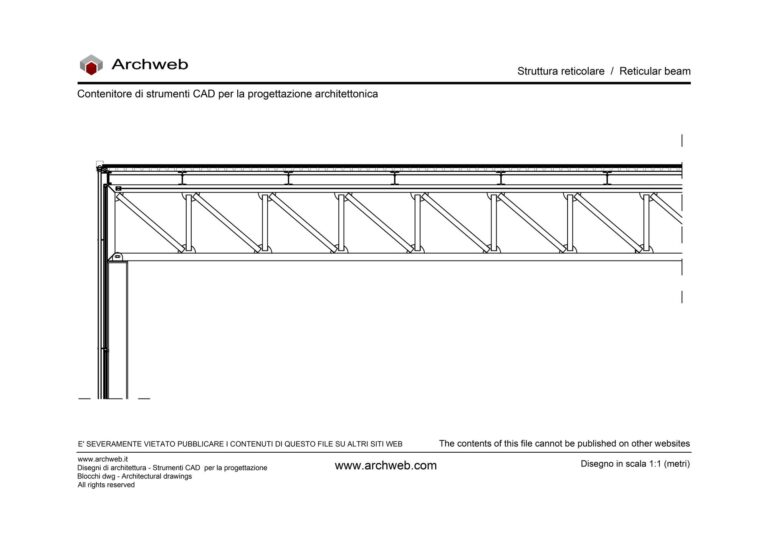 Estructuras reticulares - Archweb dwg