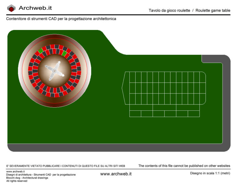 Game rooms - Casino - Archweb dwg